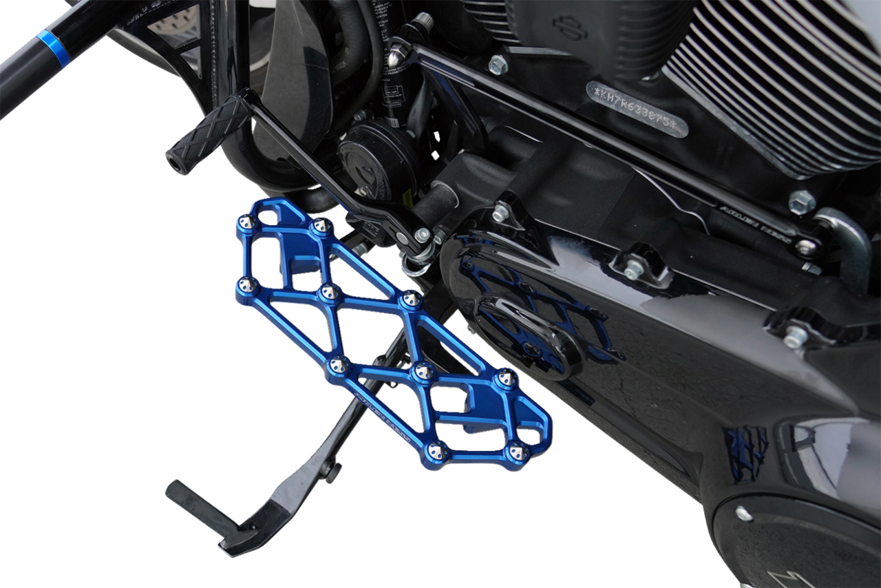 Arlen Ness Diamond Blue Driver Floorboards for 1982-2025 Harley Tourin ...