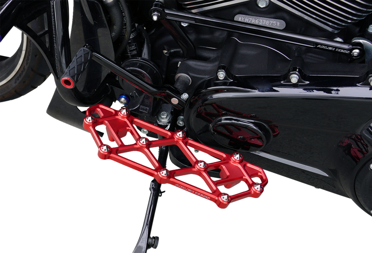 Arlen Ness Diamond Red Driver Floorboards for 1982-2025 Harley Touring ...