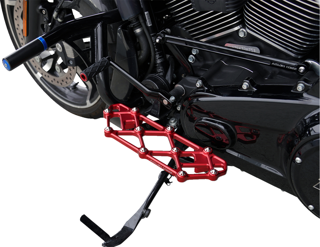 Arlen Ness Diamond Red Driver Floorboards for 1982-2025 Harley Touring ...
