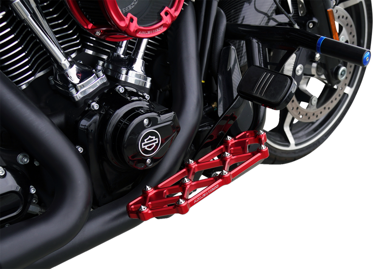 Arlen Ness Diamond Red Driver Floorboards for 1982-2025 Harley Touring ...