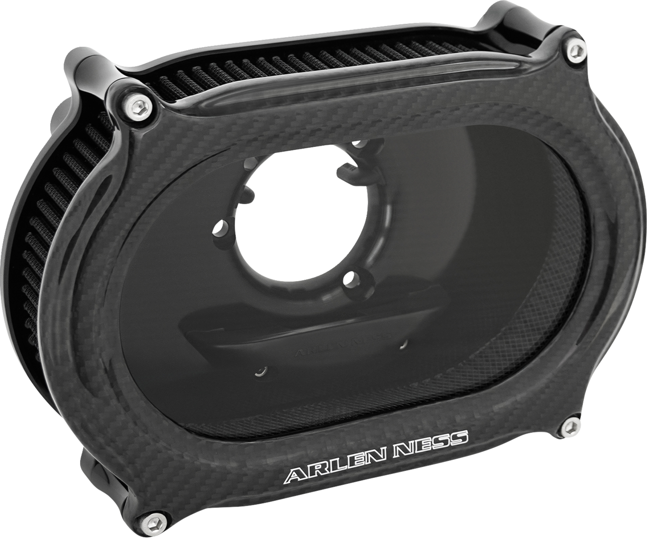 Arlen Ness Method Stage 2 Carbon Air Filter Kit for 17-25 Harley Touri ...